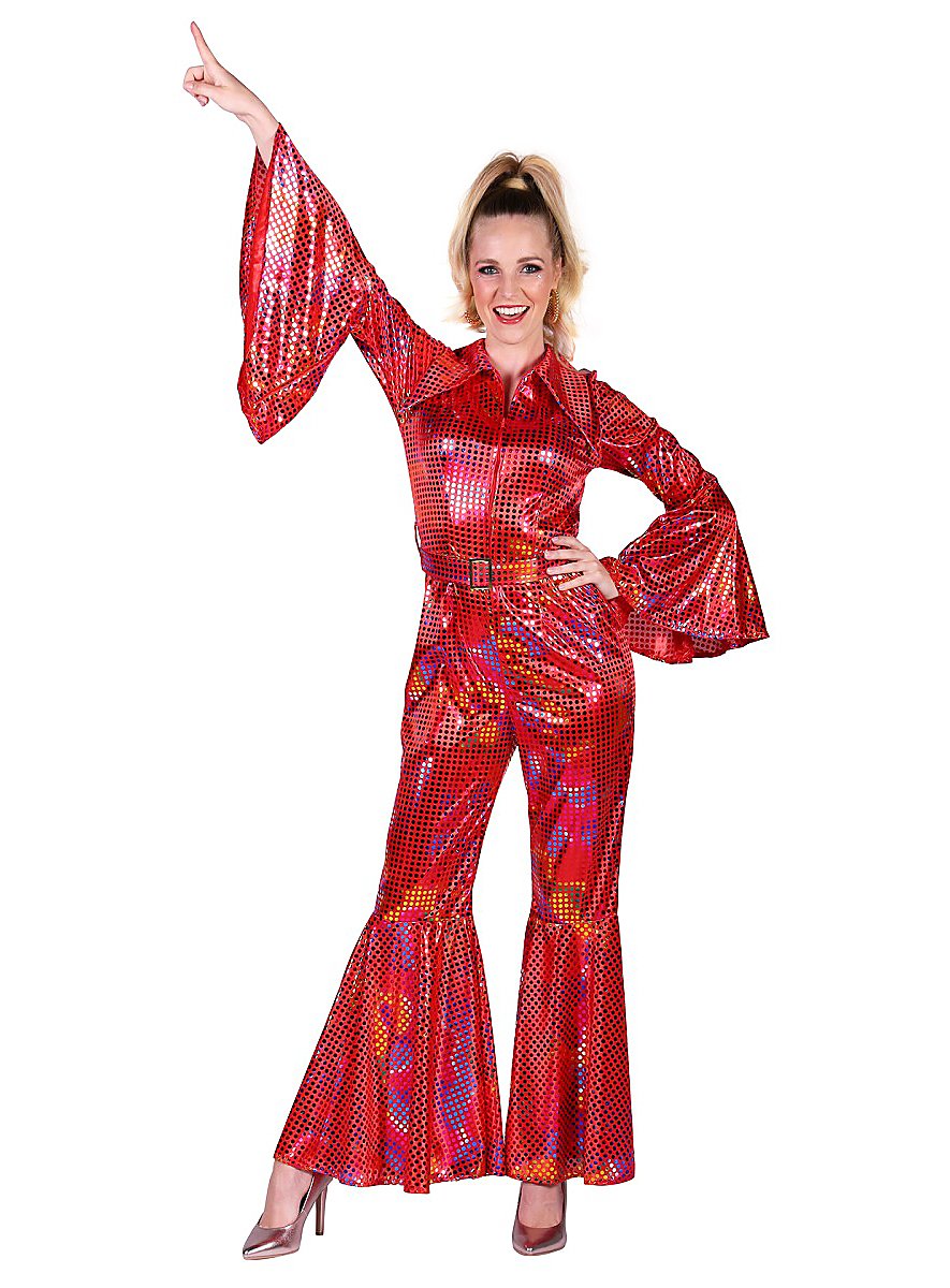 Disco catsuit red - maskworld.com