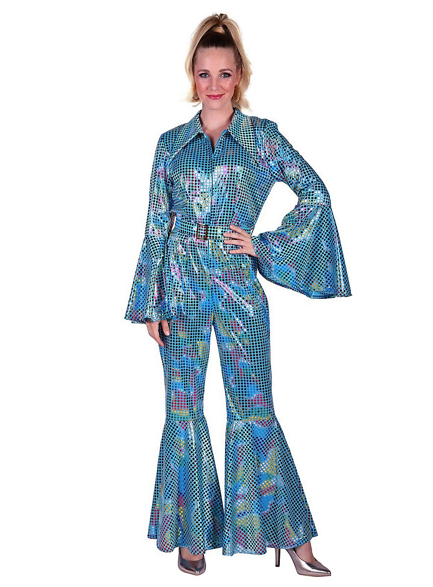 Disco catsuit turquesa - maskworld.com