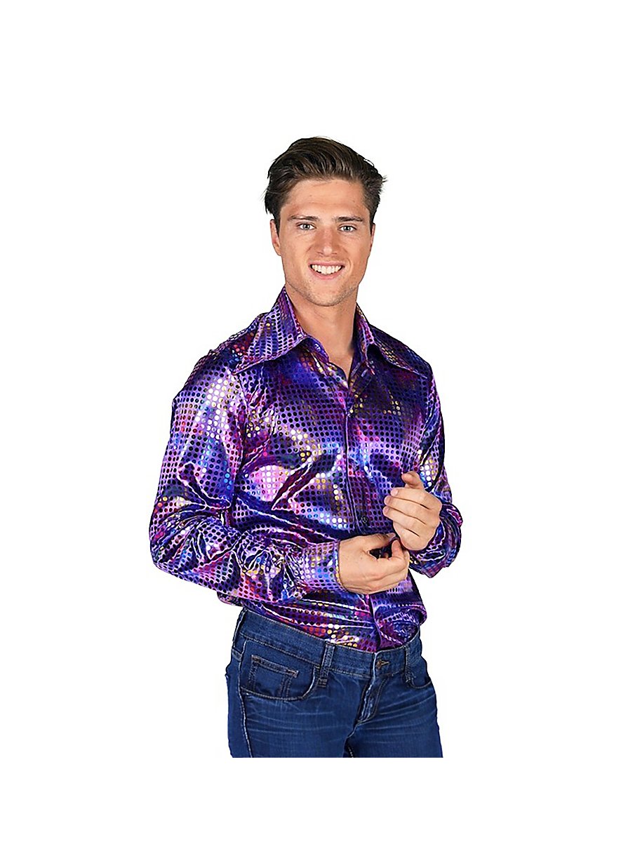 Disco shirt purple - maskworld.com