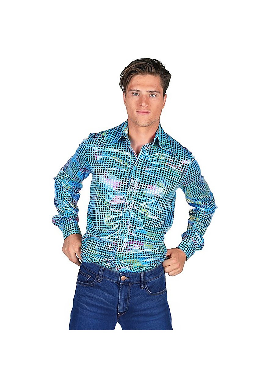 Disco shirt turquoise - maskworld.com