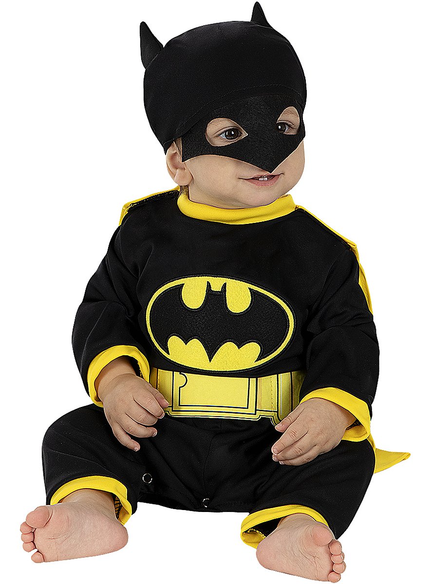 Disfraz De Batman Para Bebés Negro-Amarillo - maskworld.com
