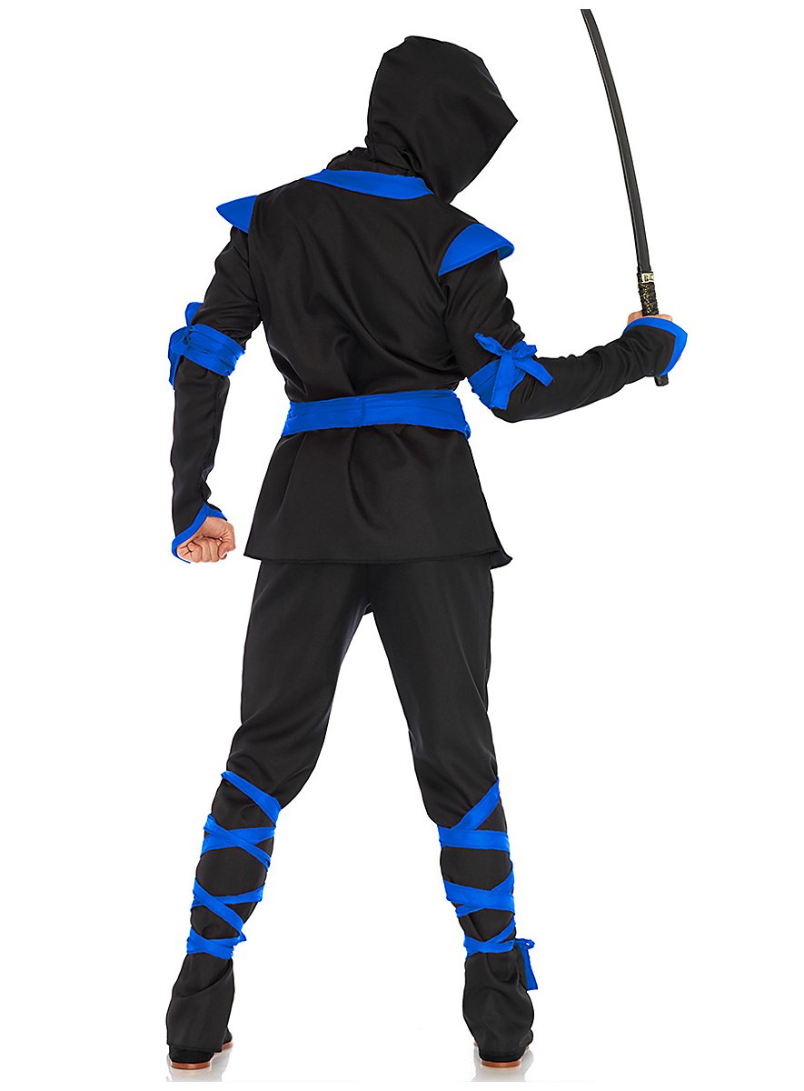 Disfraz De Guerrero Ninja Azul - maskworld.com