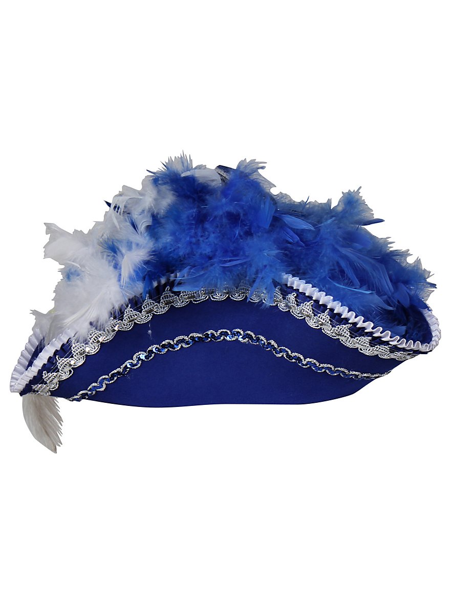 Dreispitz Funkenmarie blau - maskworld.com