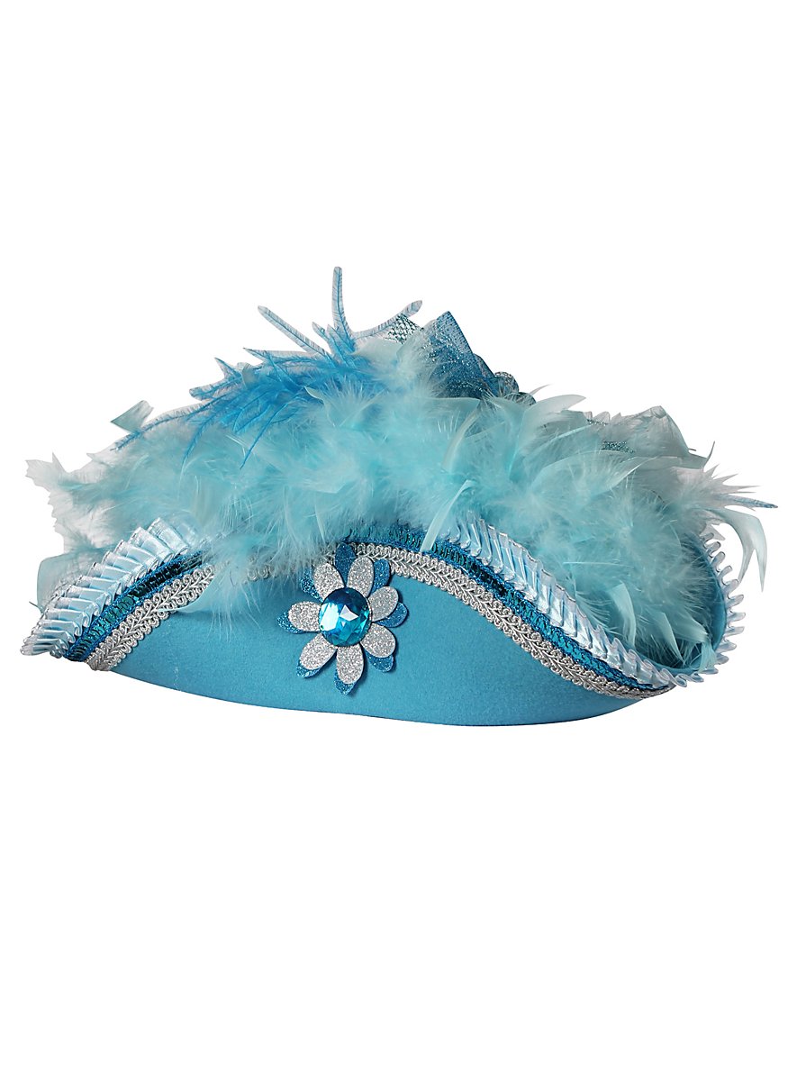 Dreispitz Funkenmarie türkis - maskworld.com