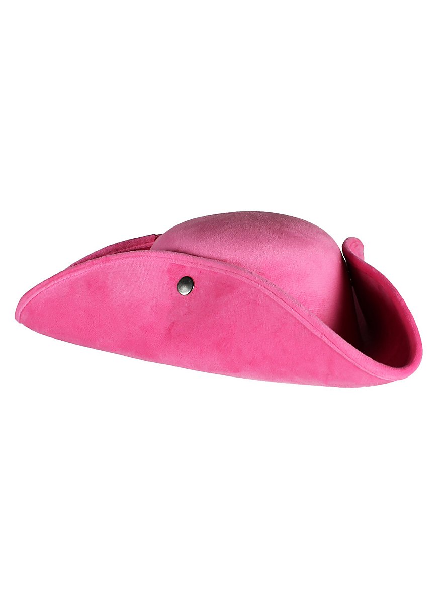 Einfacher Piraten Dreispitz neon-pink - maskworld.com