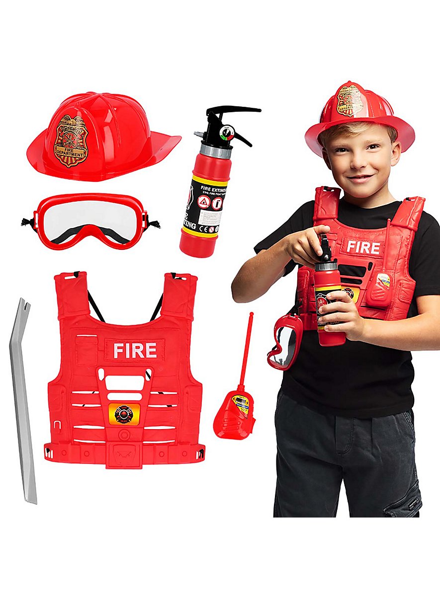 Equipement d'urgence des pompiers pour enfants - maskworld.com