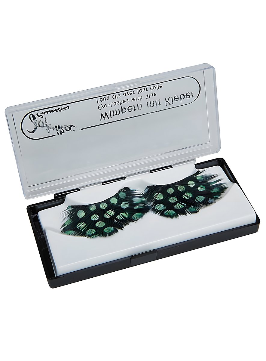 False Eyelashes Green Dots - maskworld.com