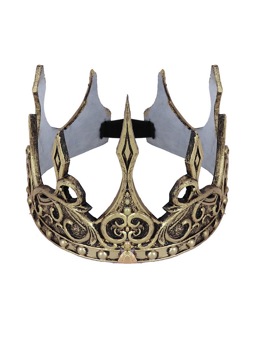 Fantasy royal crown in plastic bronze - maskworld.com