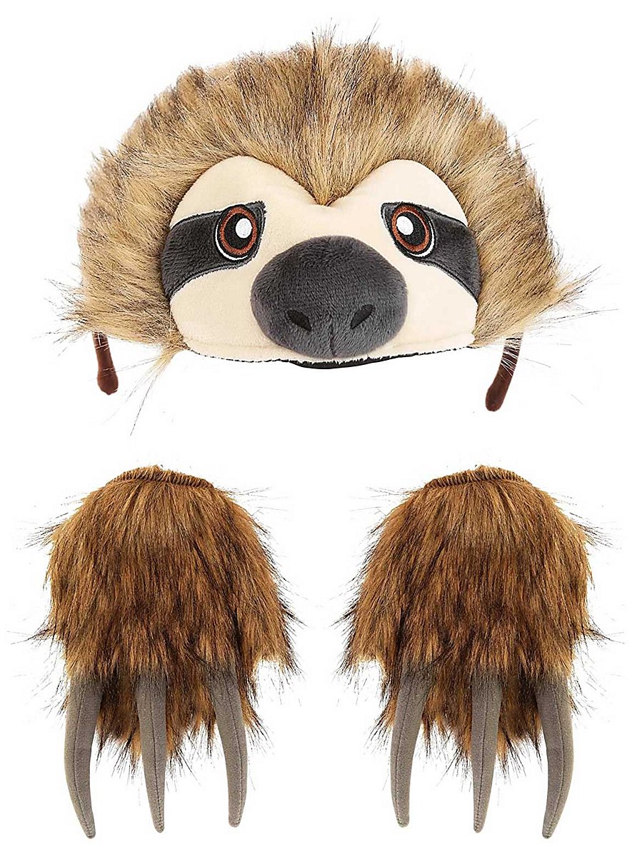 Faultier Accessoire-Set für Kinder - maskworld.com