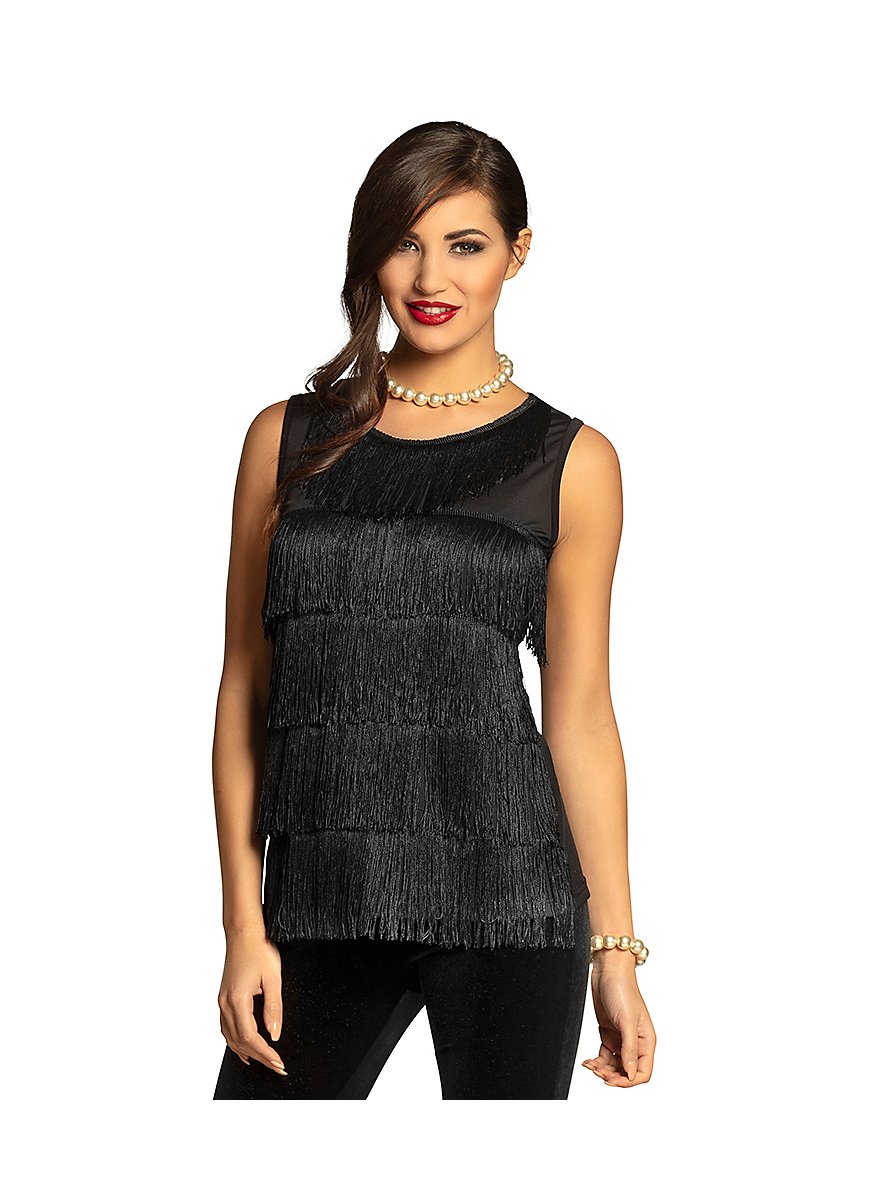 Flapper top black - maskworld.com