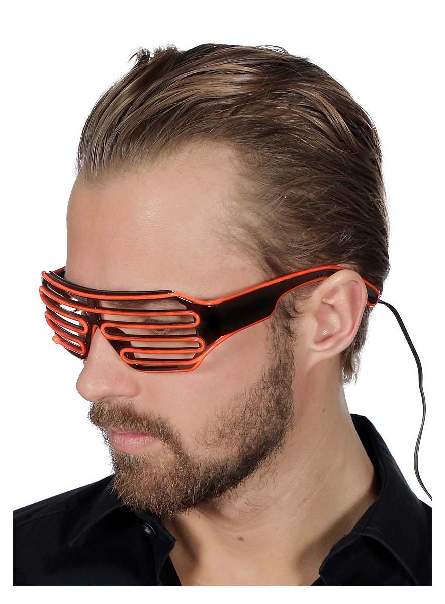 Gafas LED Rojas - maskworld.com