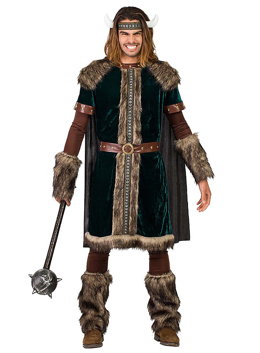 Gehörnter Barbar Kostüm - maskworld.com