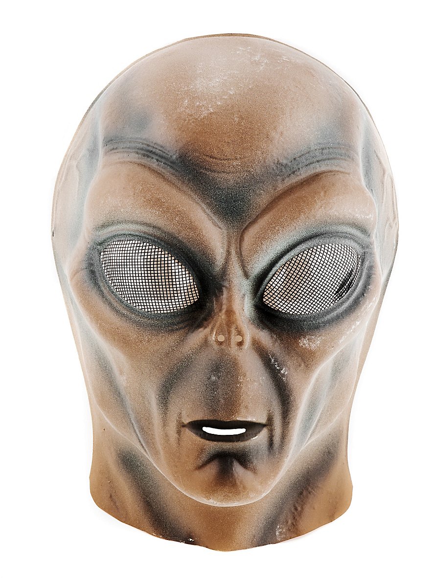 Glow Alien PVC Kids Mask - maskworld.com