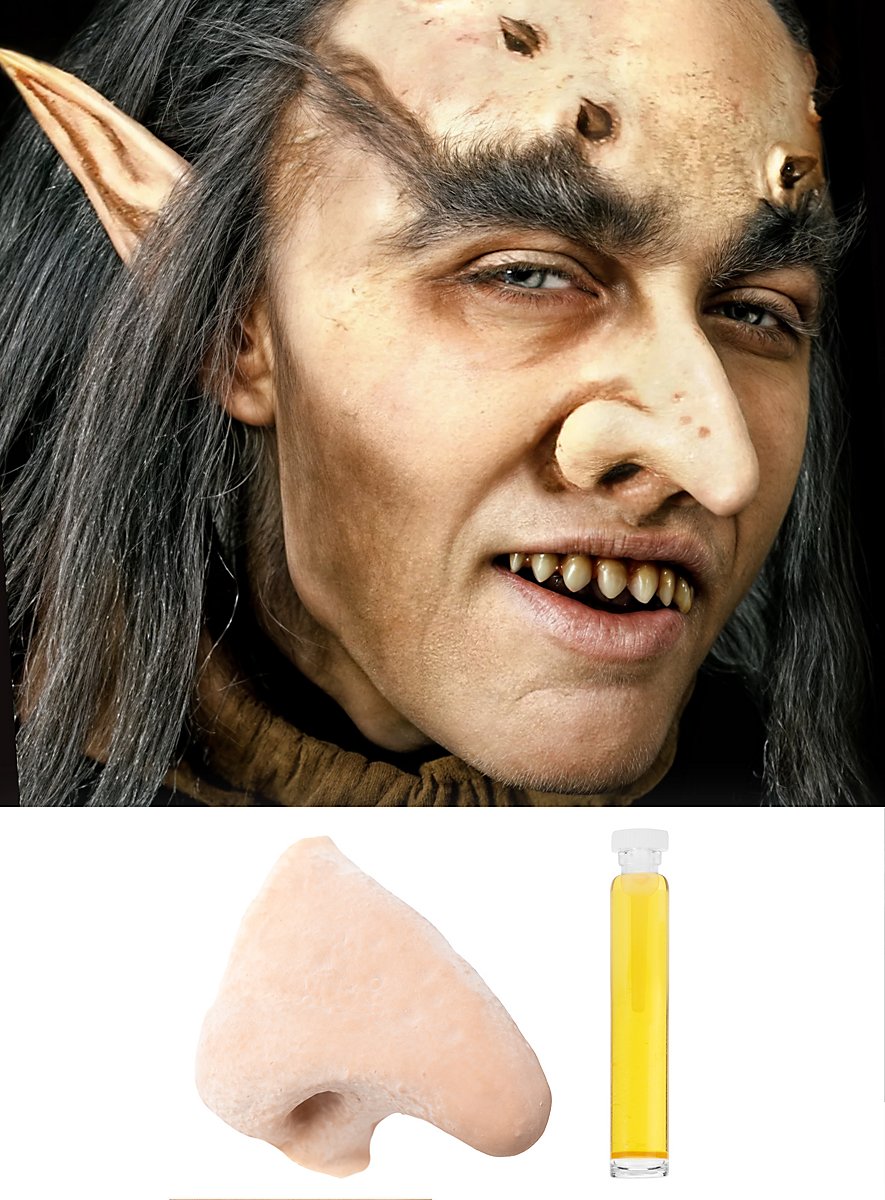 Goblin Theatrical Nose Made of Latex - maskworld.com