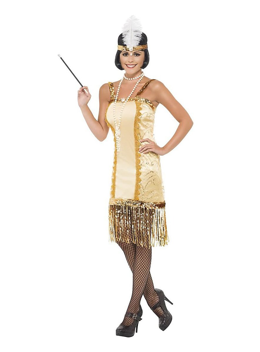 Goldenes 20er Jahre Charleston Kleid - maskworld.com