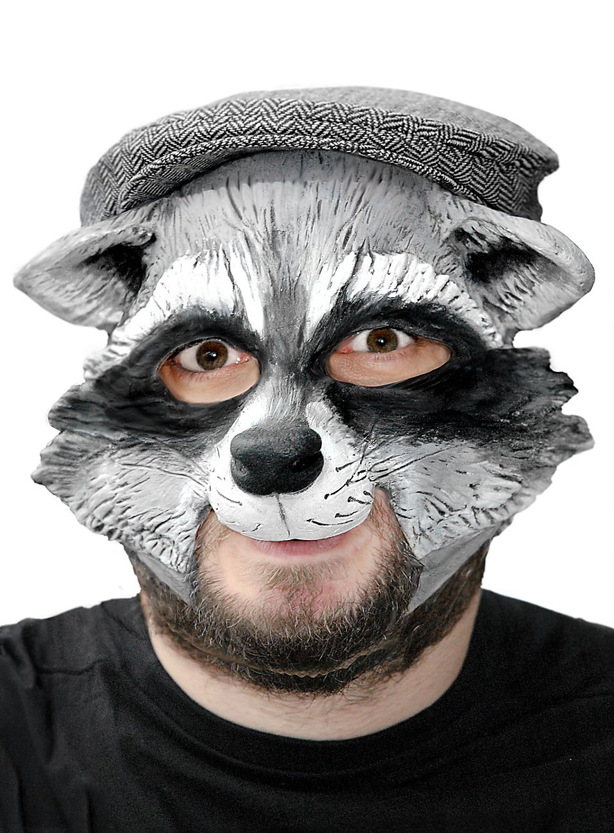 Grappig Wasbeer Masker - maskworld.com
