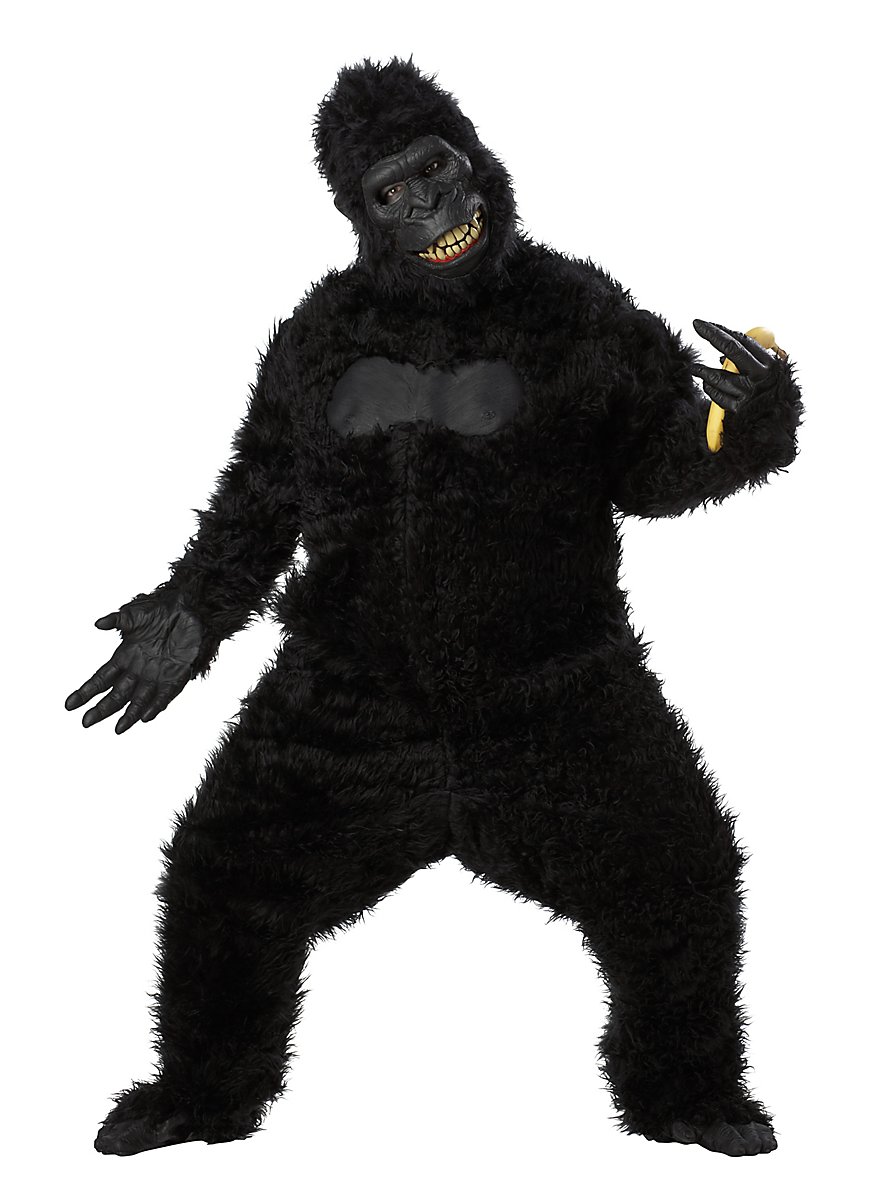 Großer Affe Kostüm mit beweglicher Maske - maskworld.com