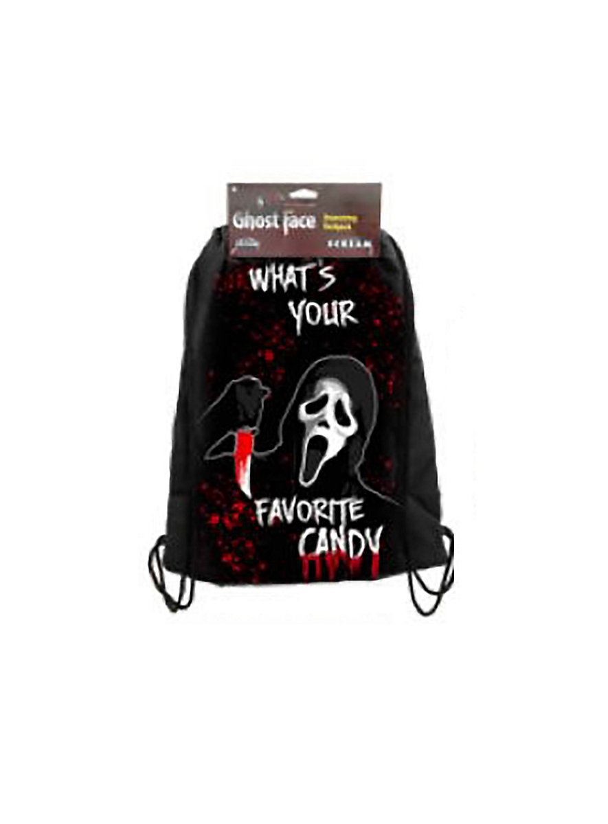 Halloween Fabric Bag - Candy Ghostface - maskworld.com