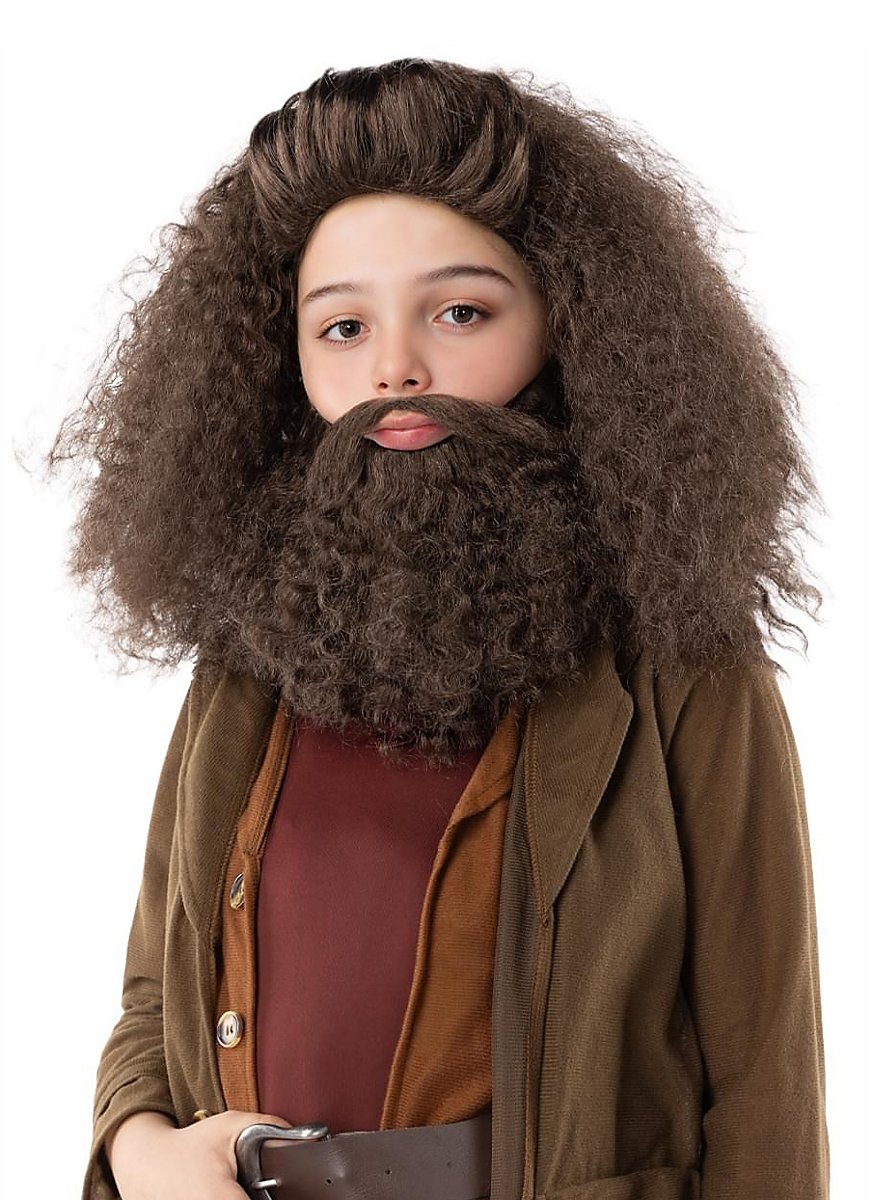 Harry Potter – Hagrid Wig with Beard for Kids - maskworld.com