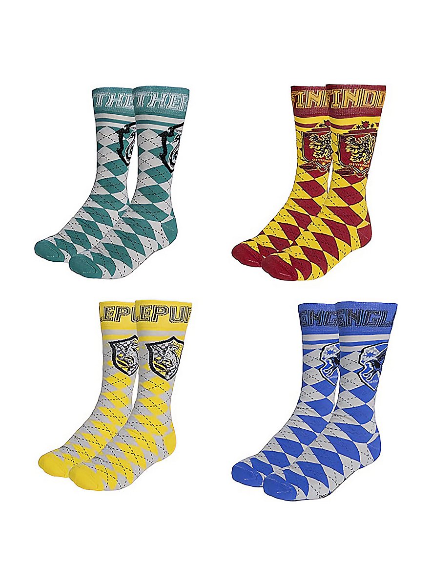Harry Potter - Hogwarts socks 4-pack - maskworld.com