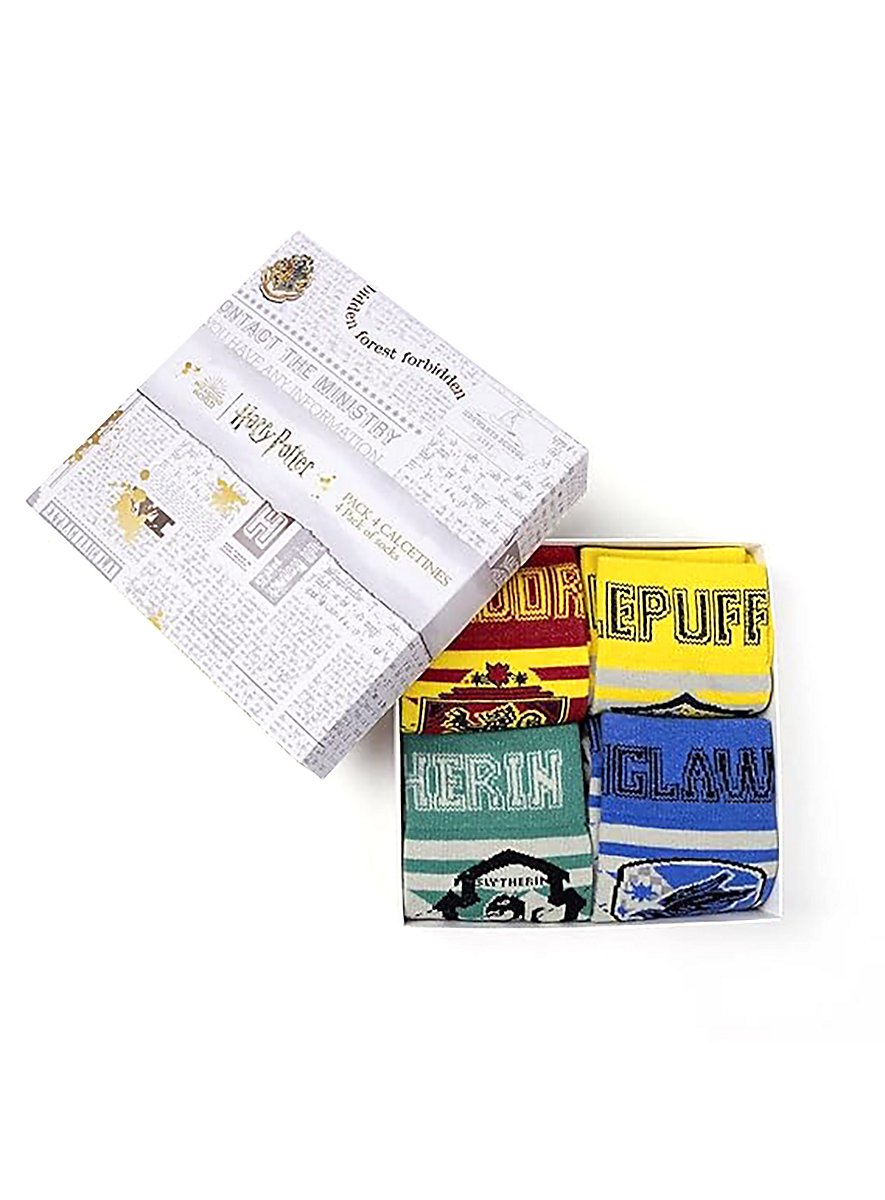 Harry Potter - Hogwarts socks 4-pack - maskworld.com