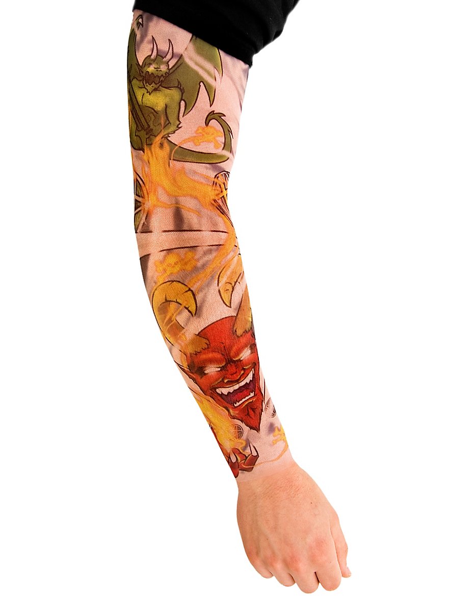 Heavy Metal Tattoo Skin Mouw - maskworld.com