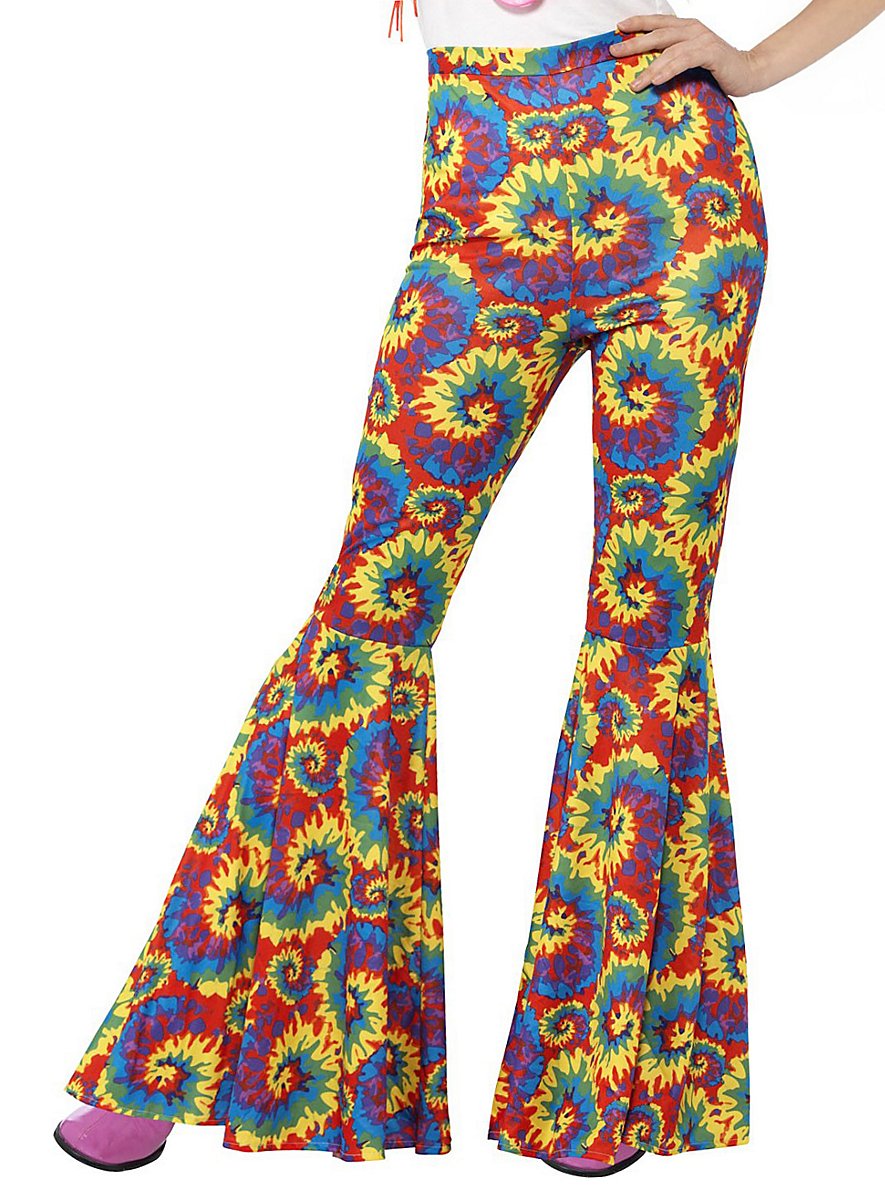 Hippie batik flared pants - maskworld.com