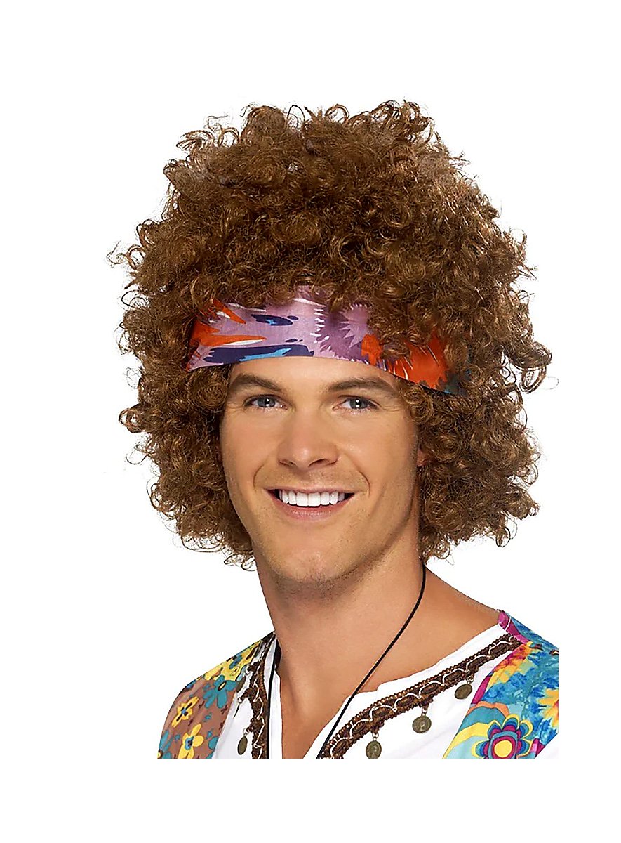 Hippie curly head accessory set - maskworld.com