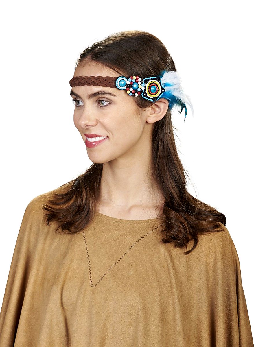 Hippie headband with beads - maskworld.com