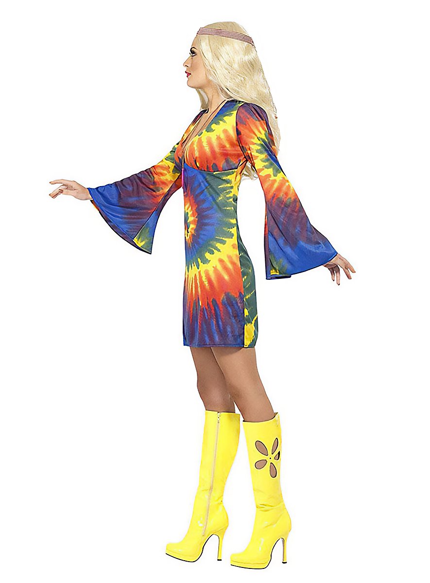 Hippie neon batik dress - maskworld.com