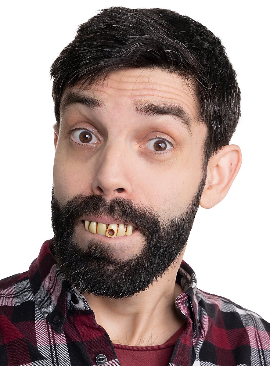 Hole in One Fake Teeth - maskworld.com