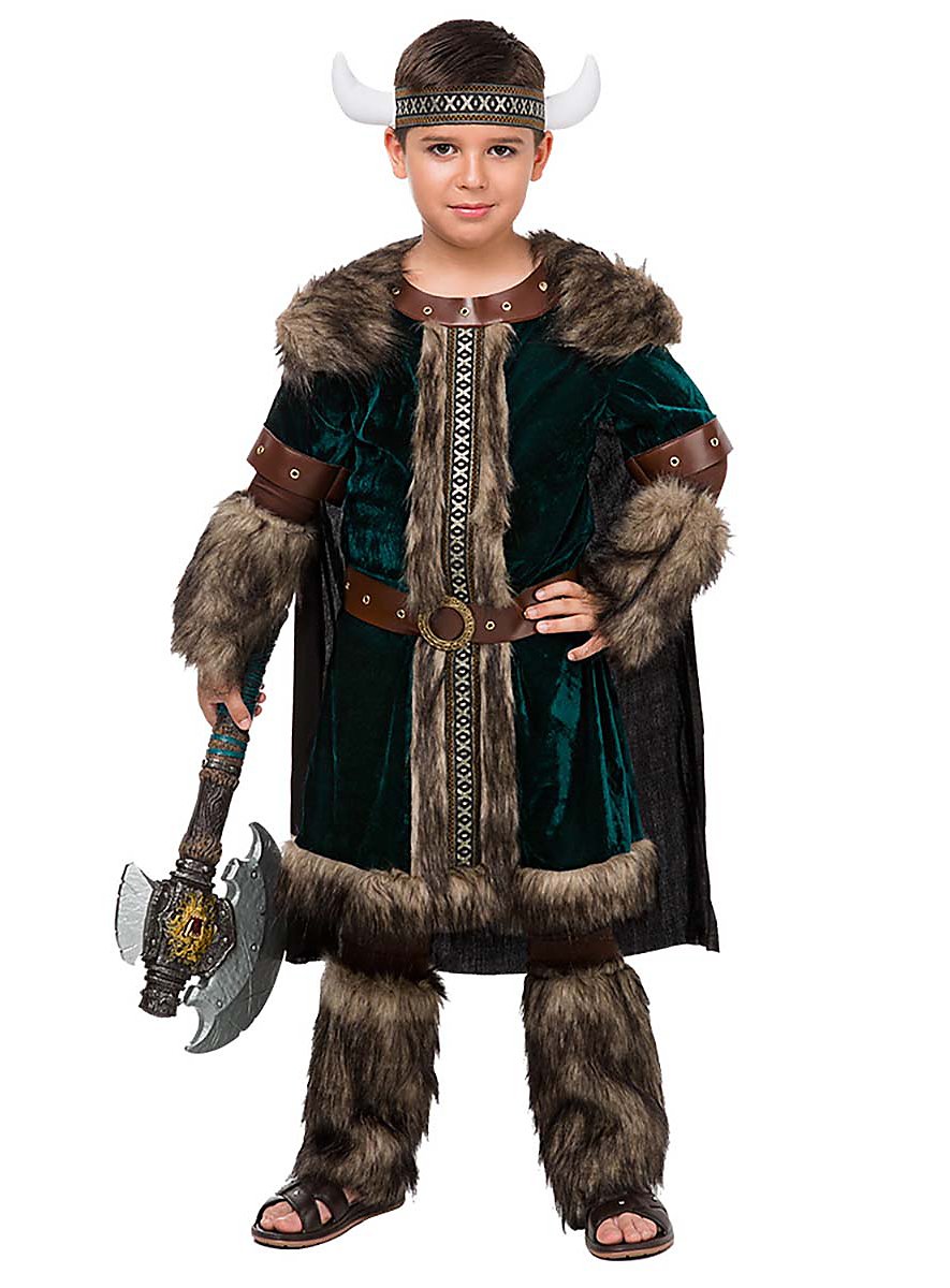 Horned Barbarian Costume For Children - maskworld.com