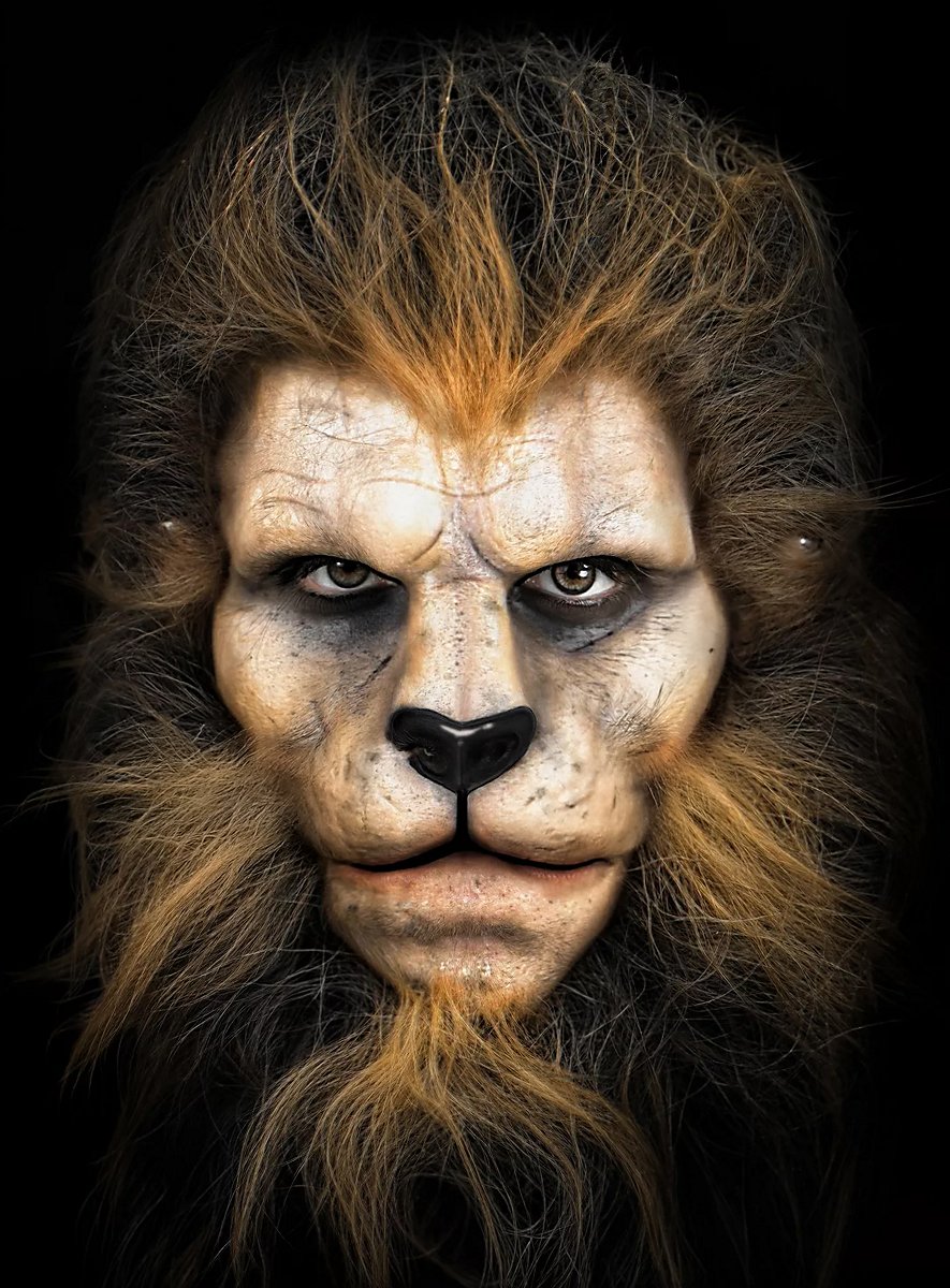 Horror FX Lion Foam Latex Mask - maskworld.com