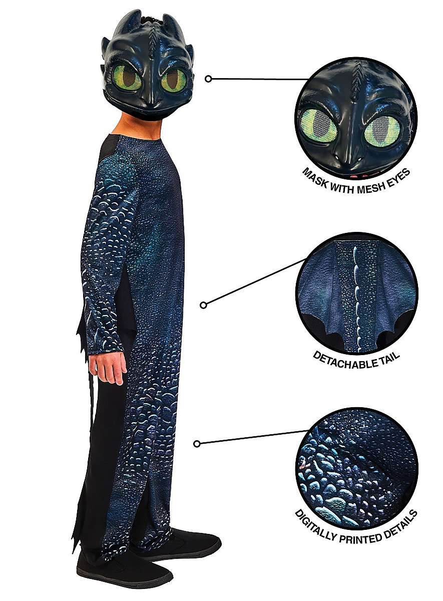 How To Train Your Dragon – Toothless Costume for Kids - maskworld.com