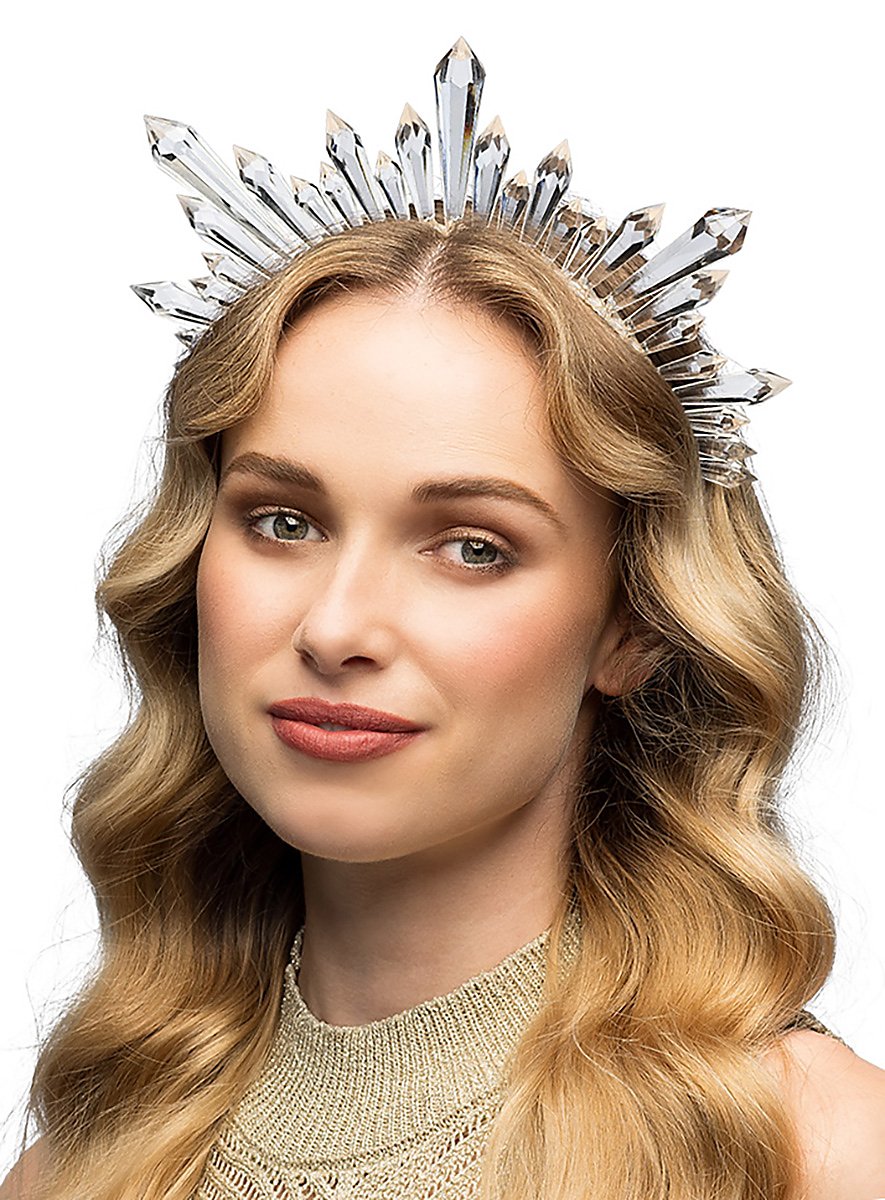 Ice Queen metal crown - maskworld.com