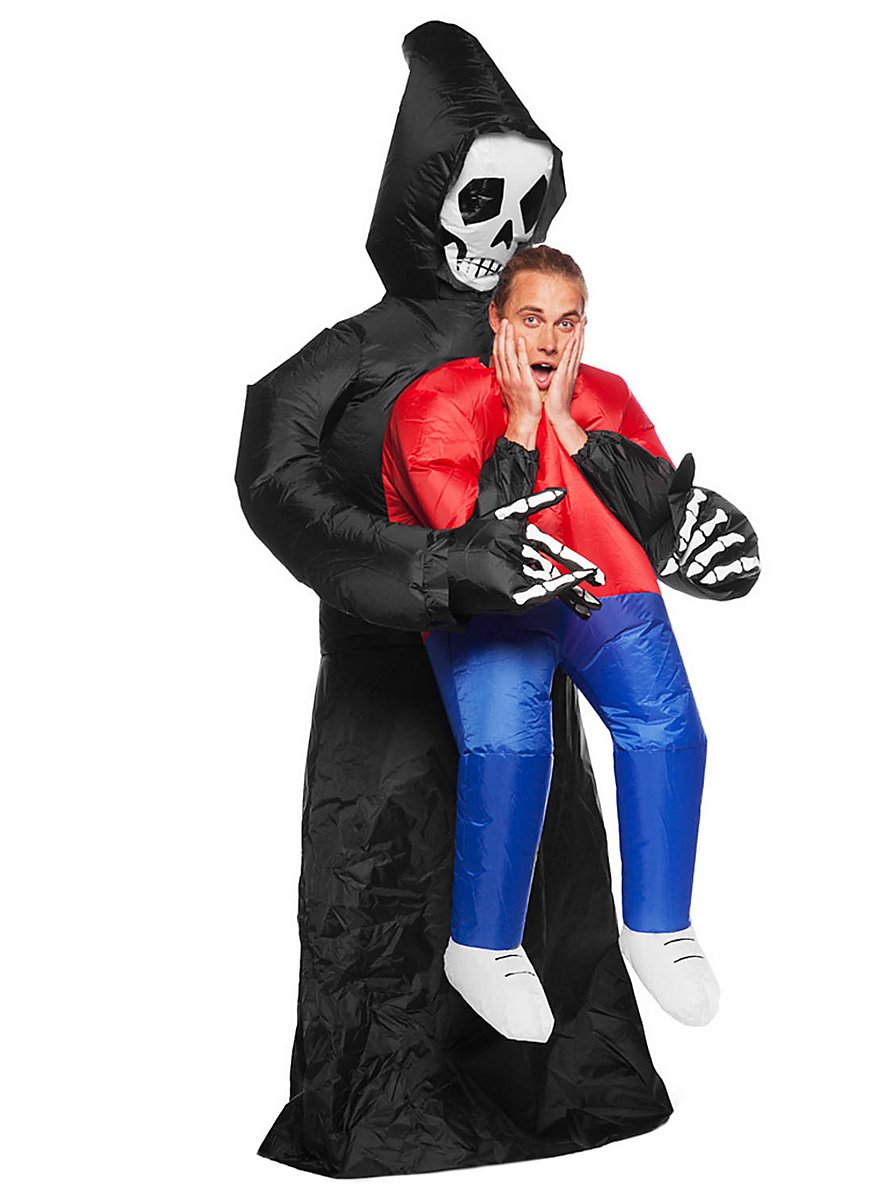Inflatable Carry Me costume reaper - maskworld.com