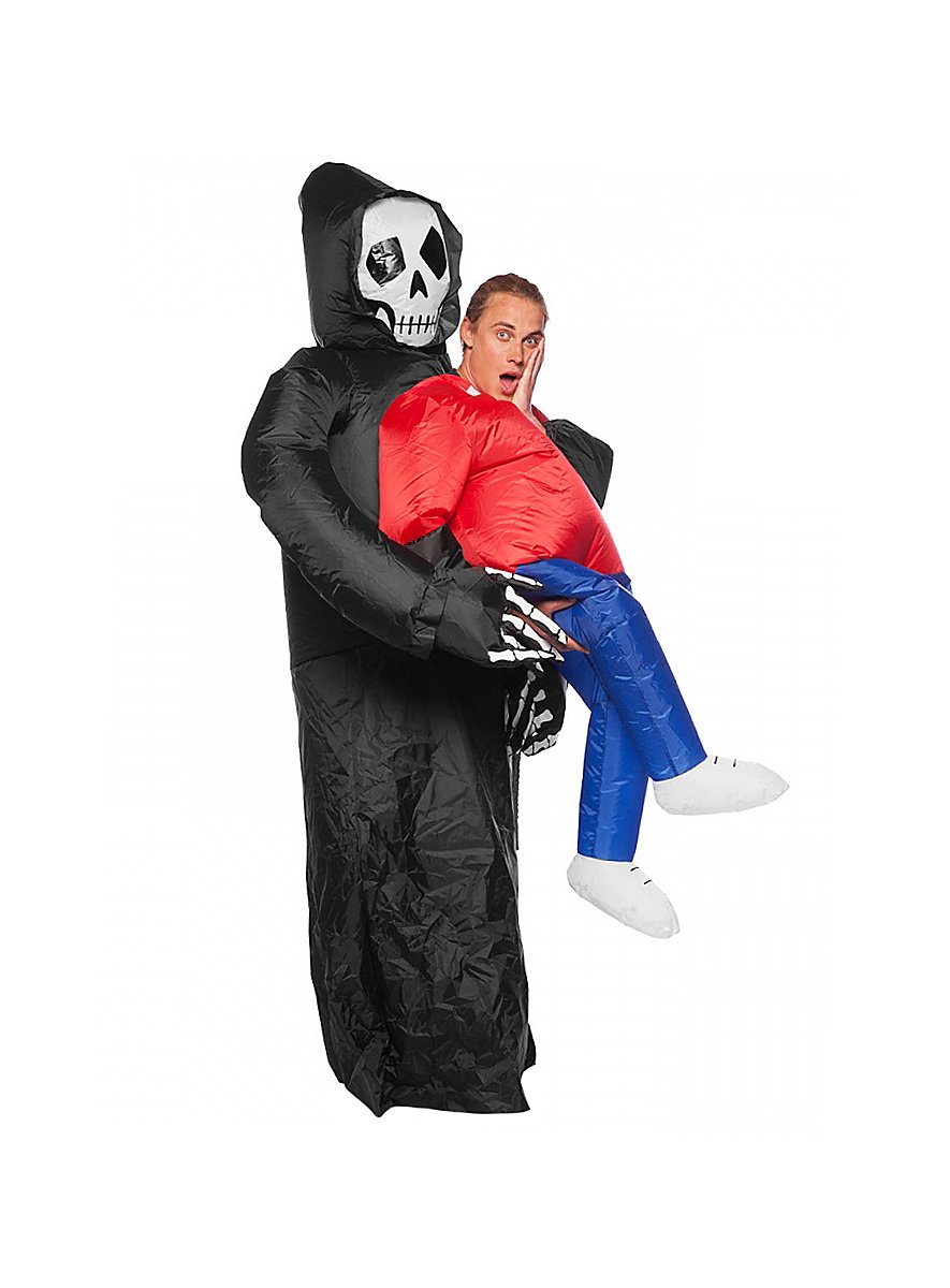 Inflatable Carry Me costume reaper - maskworld.com