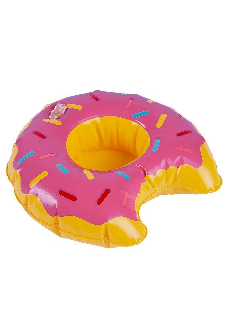 Inflatable donut drink holder - maskworld.com