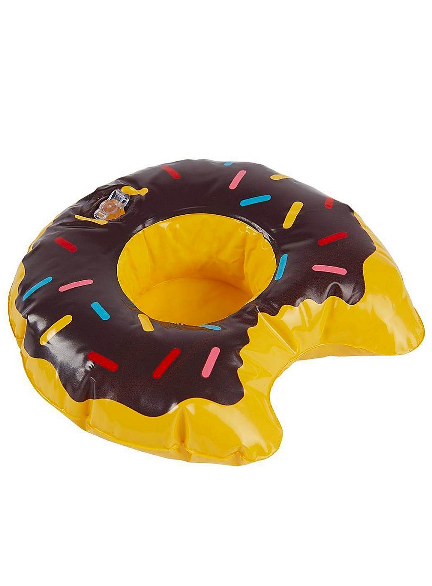 Inflatable donut drink holder - maskworld.com