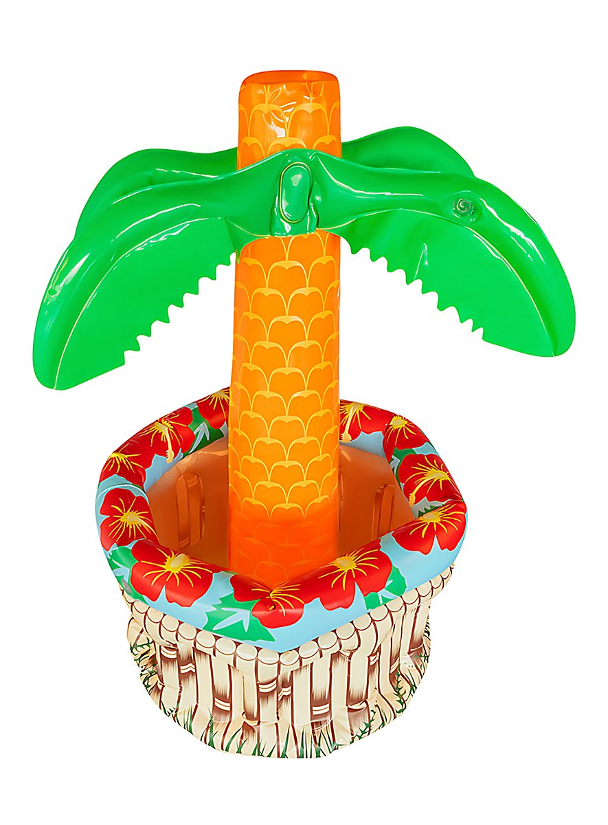 Inflatable palm tree drink cooler - maskworld.com