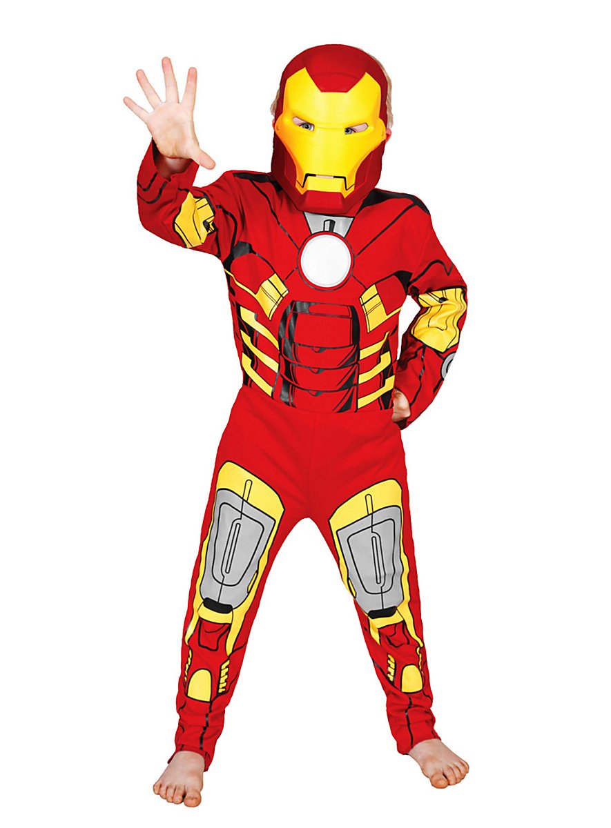 Iron Man Deluxe Børnekostume - maskworld.com