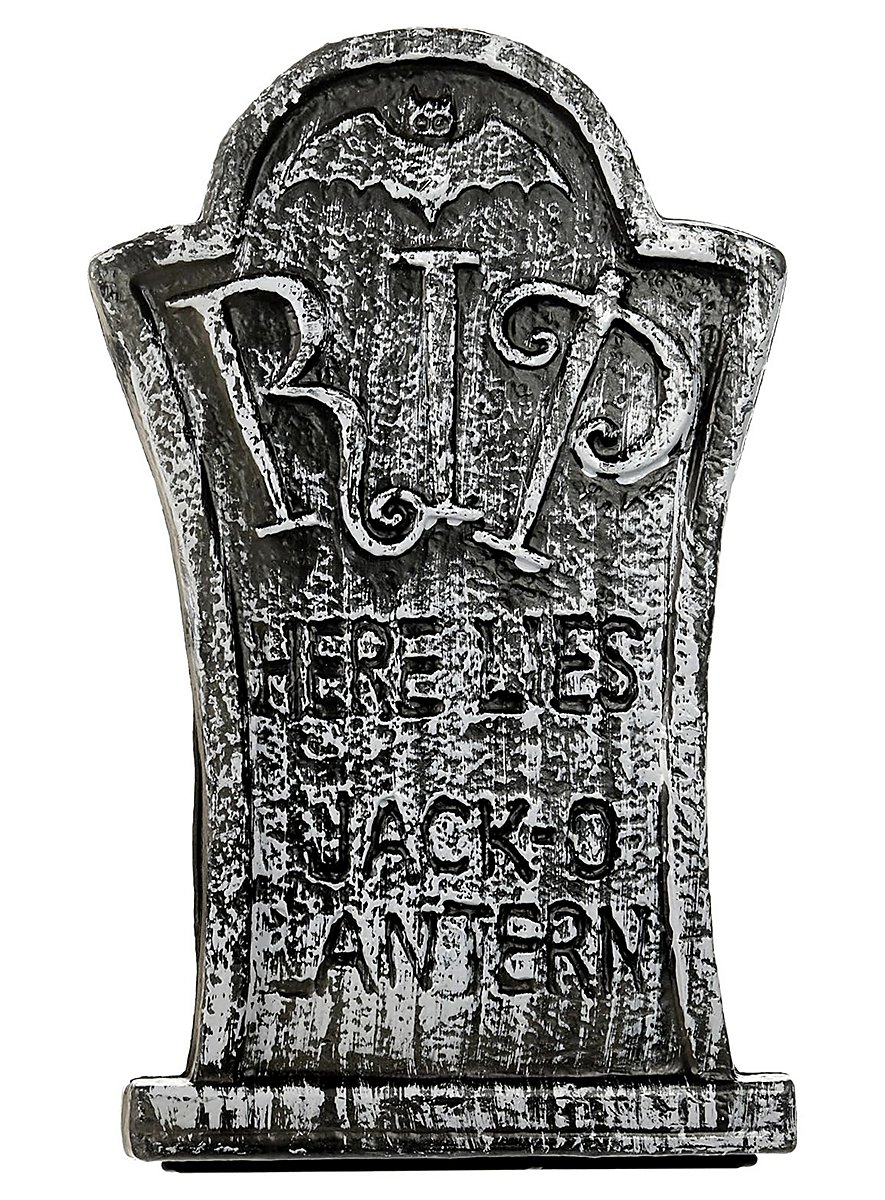 Jack O'Lantern Grabstein Deko - maskworld.com