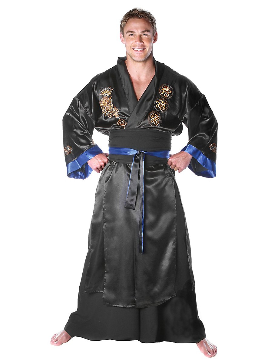 Japaner Kostume Samurai Kimono Kappe Køb nu - maskworld.com