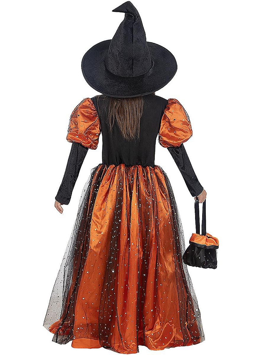 Karla Copper Cauldron Witch Costume For Children - maskworld.com