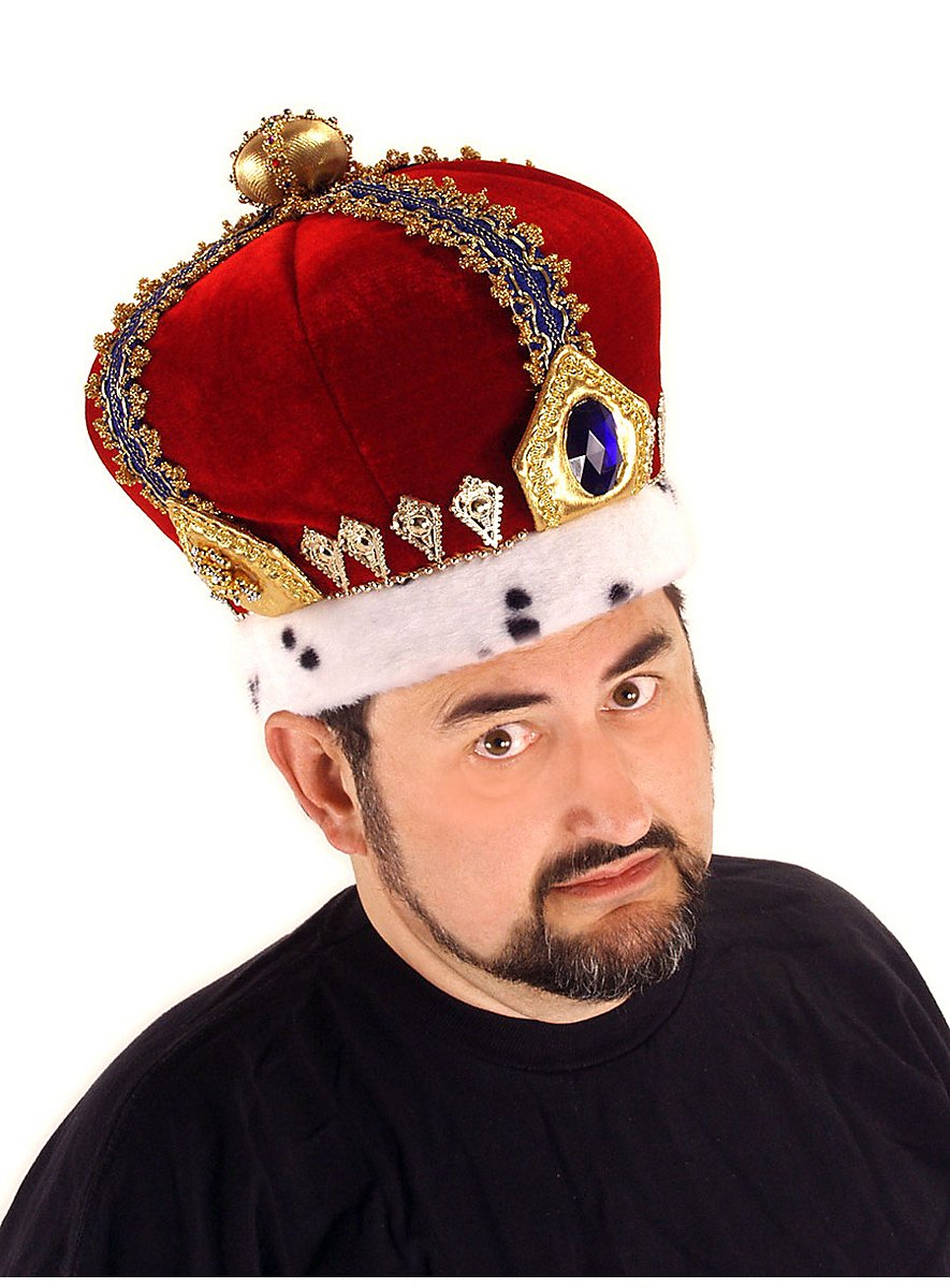 King crown plush hat - maskworld.com