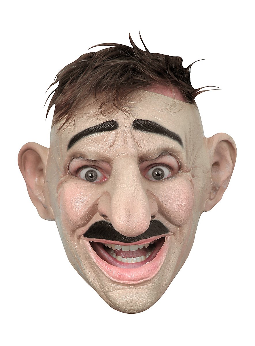 Knubbelnase Maske mit Ausschnitt an den Haaren - maskworld.com