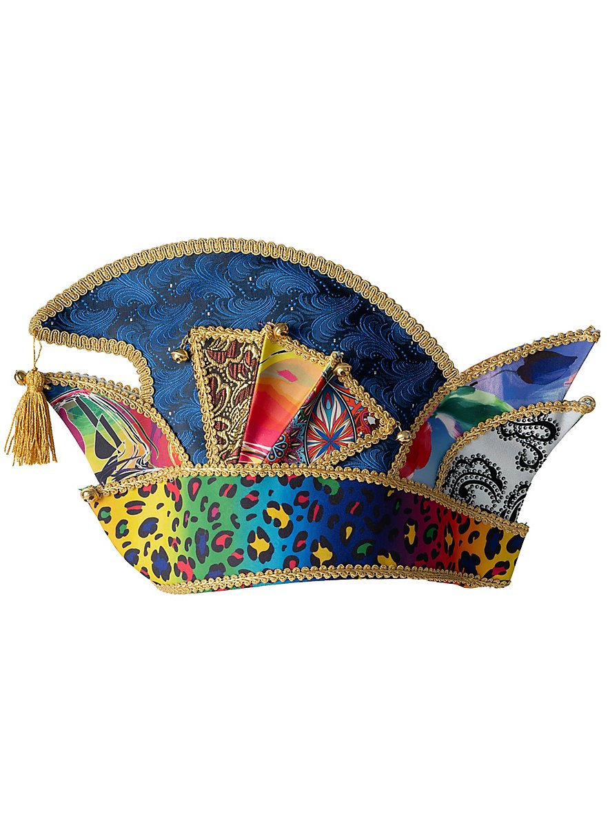 Komiteemütze Patchwork bunt - maskworld.com
