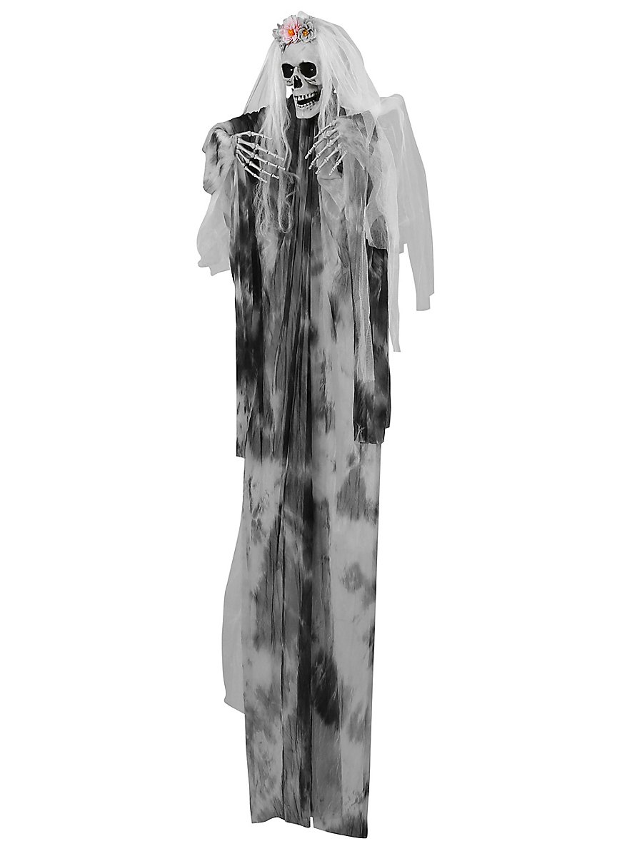 La sposa scheletro - figura sospesa con suoni e animazioni - maskworld.com