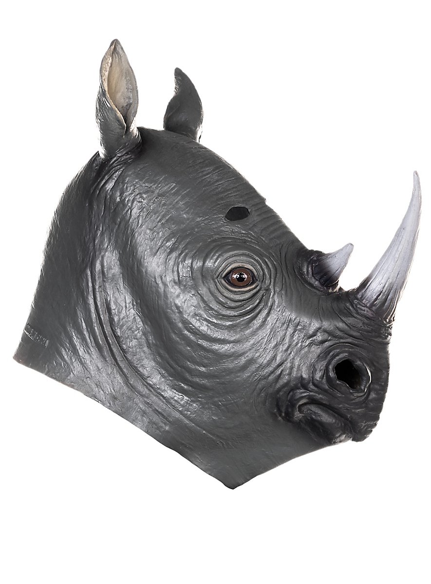 Latex rhino mask - maskworld.com