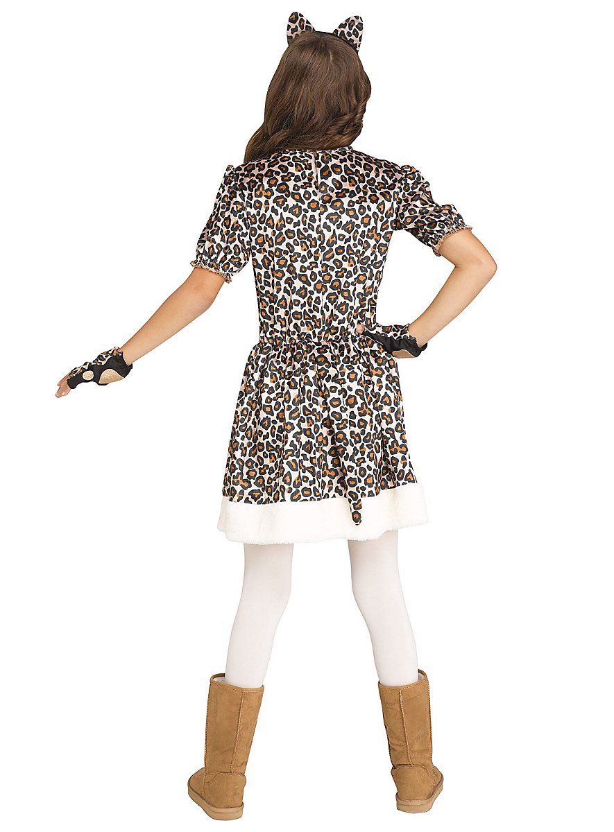 Leopard rose gold costume for girls - maskworld.com